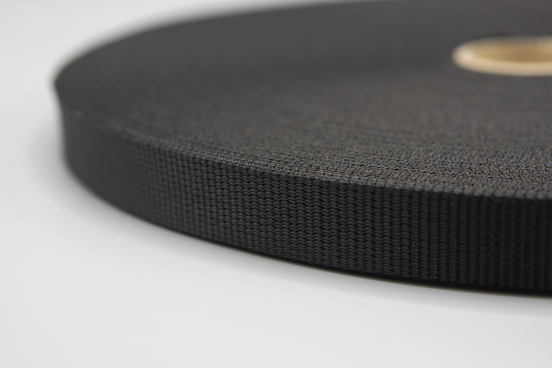 Lorentzen & Pladsen AS. PES webbing Pingvin 20 mm svart 50 m