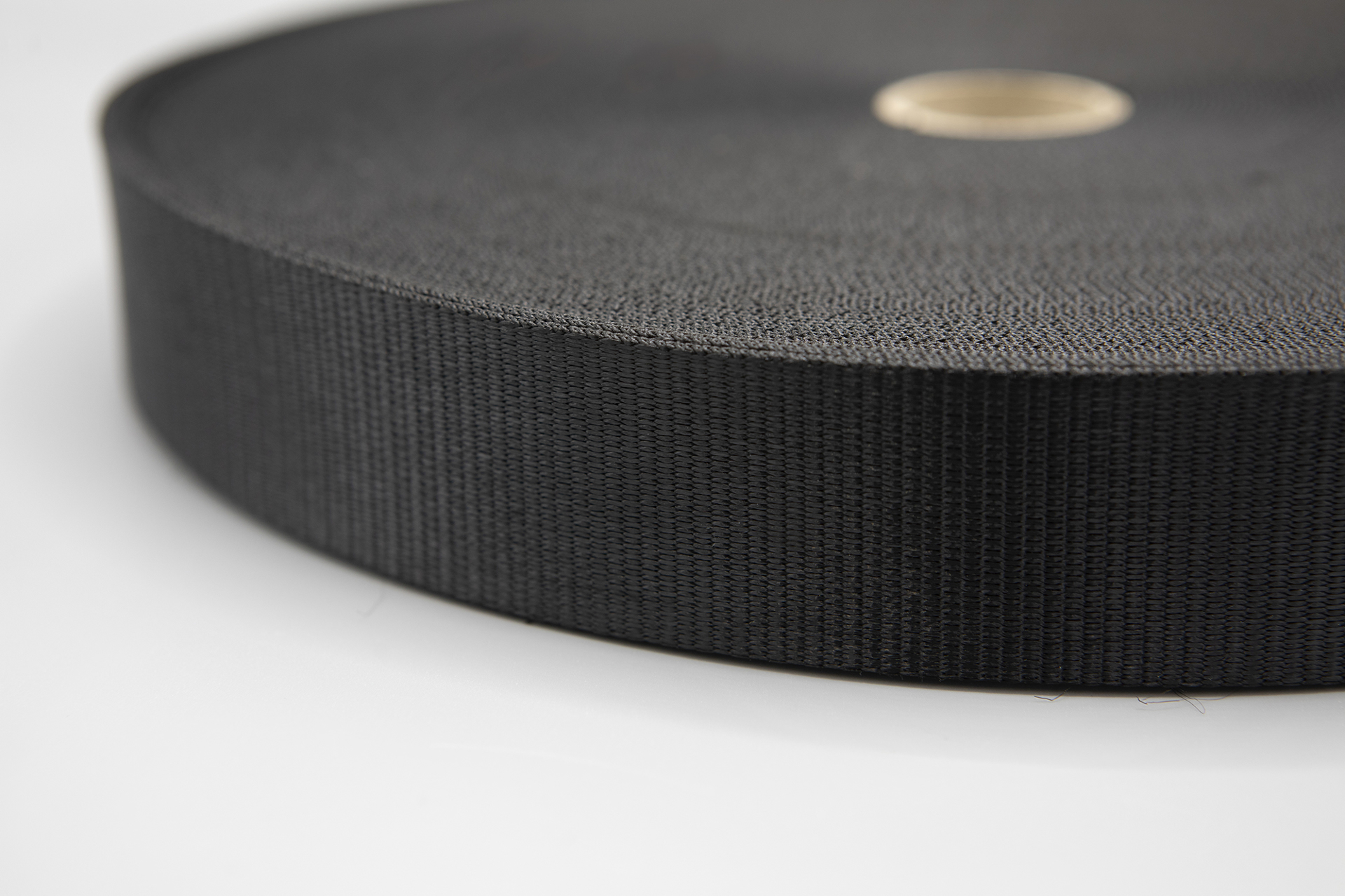 Lorentzen & Pladsen AS. PES webbing Pingvin 40 mm svart 50 m