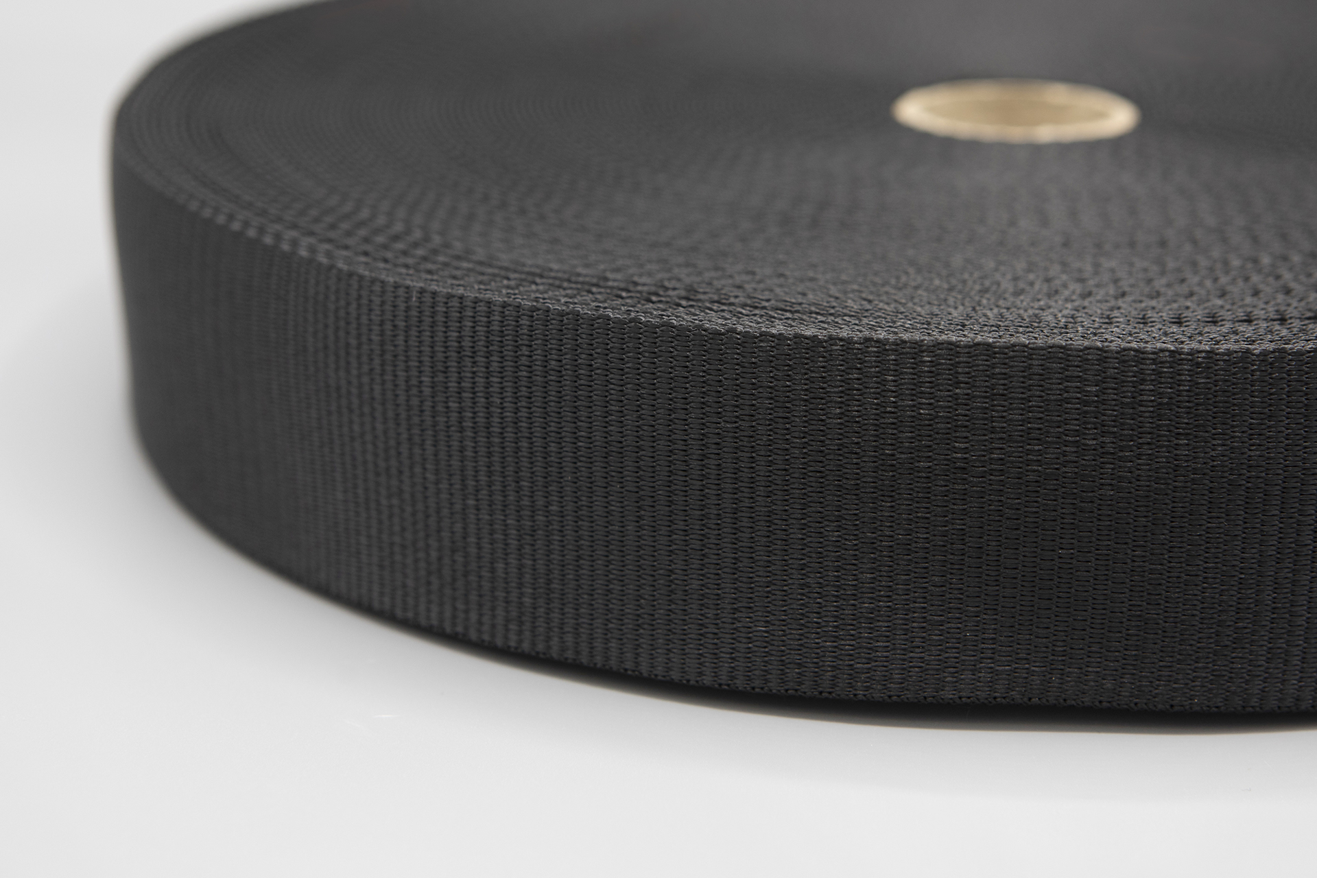 Lorentzen & Pladsen AS. PES webbing Pingvin 50 mm svart 50 m