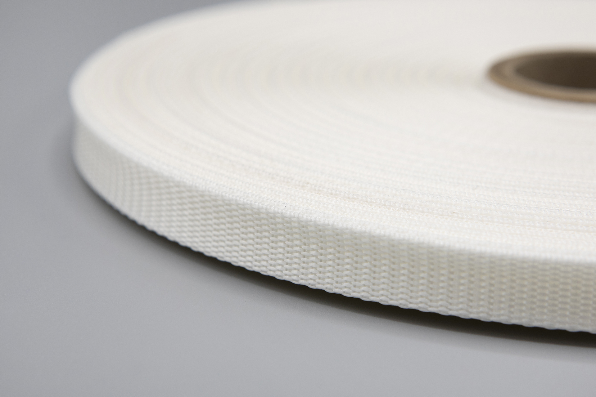Lorentzen & Pladsen AS. Nylon webbing 12 mm hvit 45,7 m