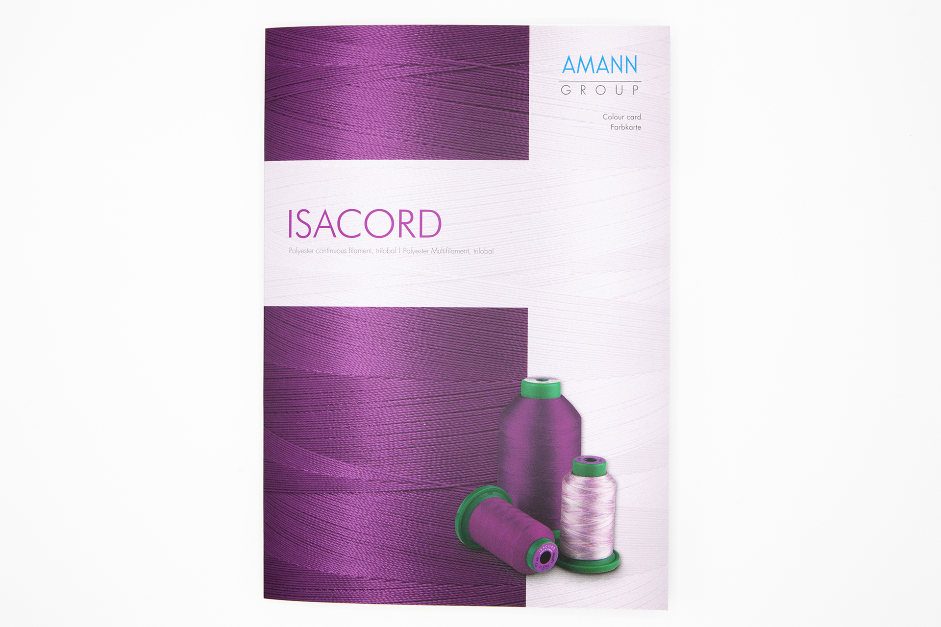 Lorentzen & Pladsen AS. Fargekart Amann Isacord