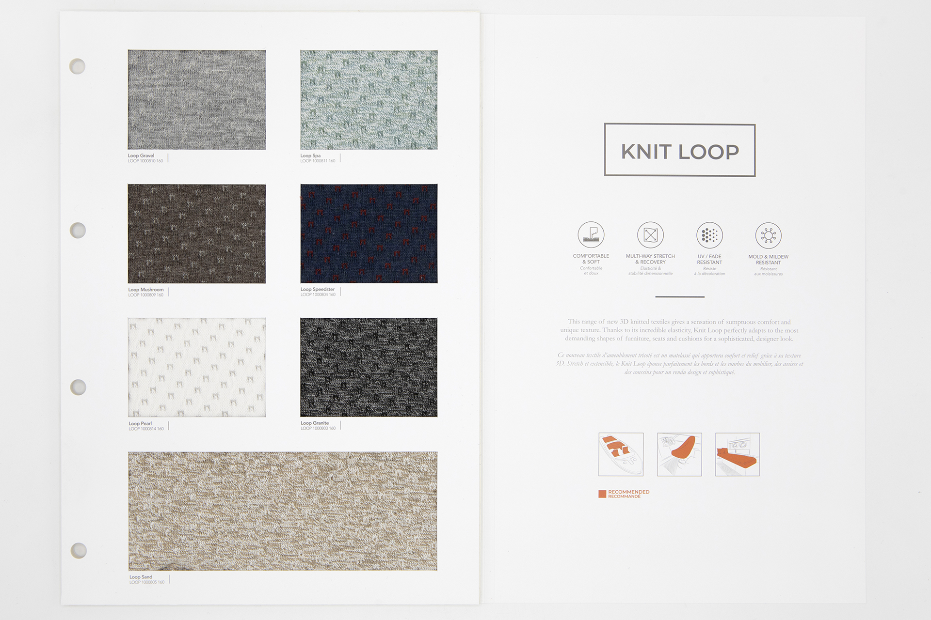 Lorentzen & Pladsen AS. Prøve Knit Loop A4